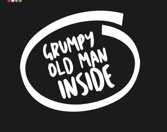Grumpy Window Decals - Etsy