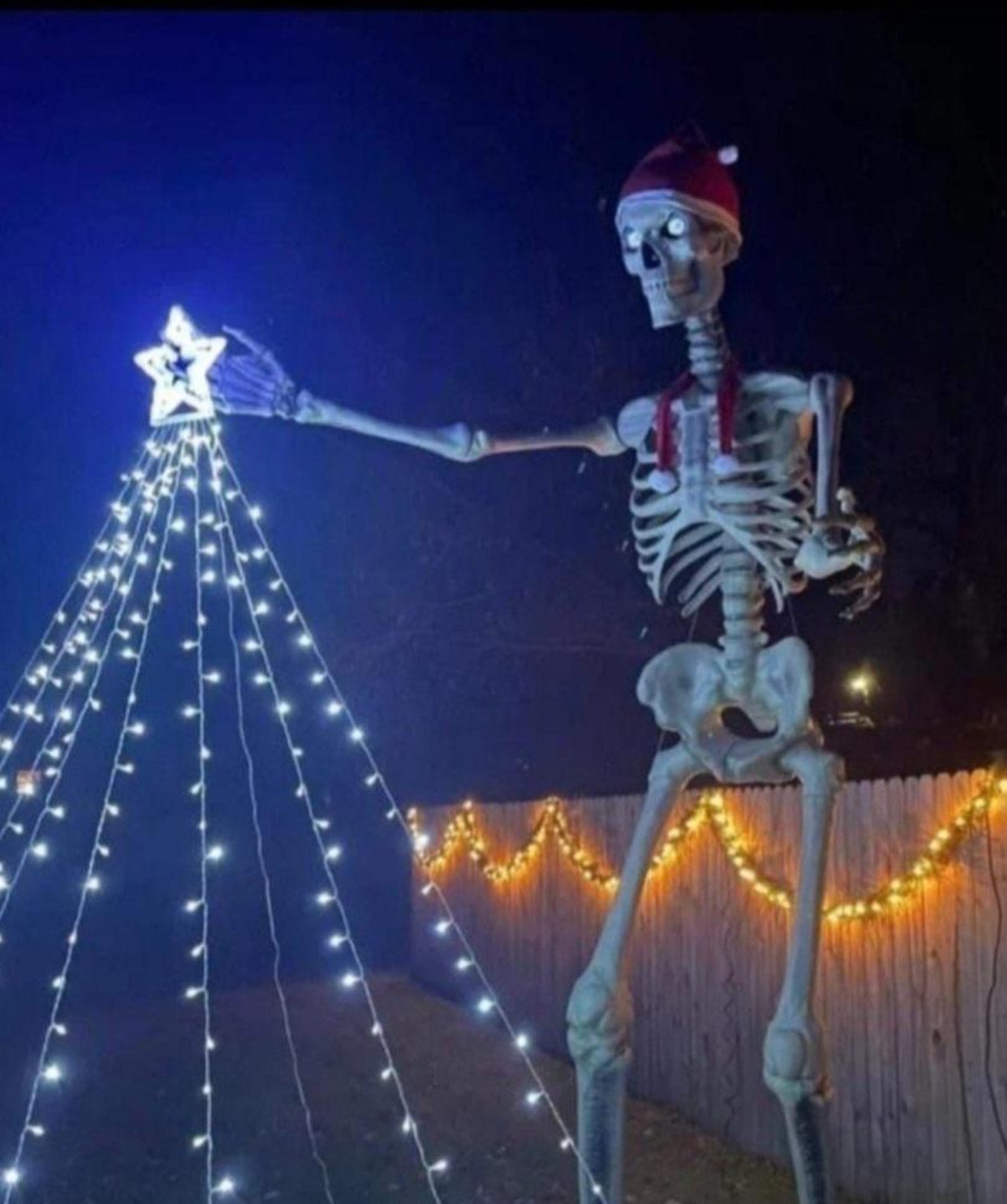 12 Foot Skeleton Santa Hat - Etsy