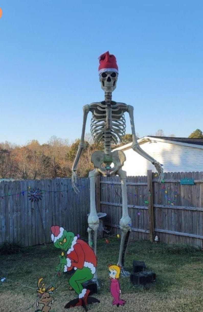12 Foot Skeleton Santa Hat - Etsy
