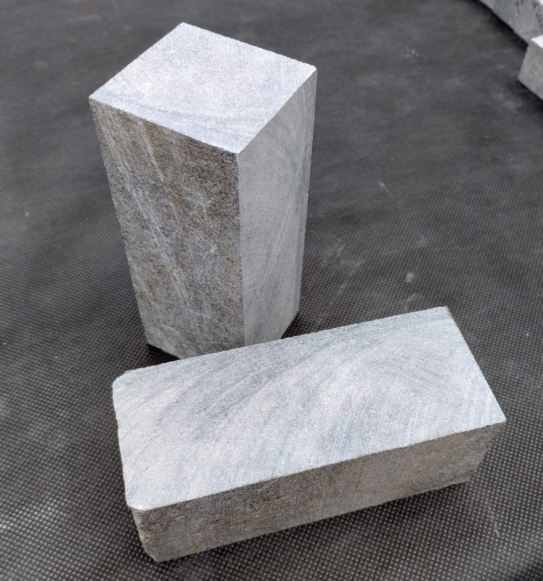Soapstone Set 2 Pcs 5"x2"x2" Blocks Blanks Raw Virginia Steatite ...