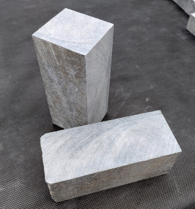 Soapstone Set 2 Pcs 5"x2"x2" Blocks Blanks Raw Virginia Steatite ...