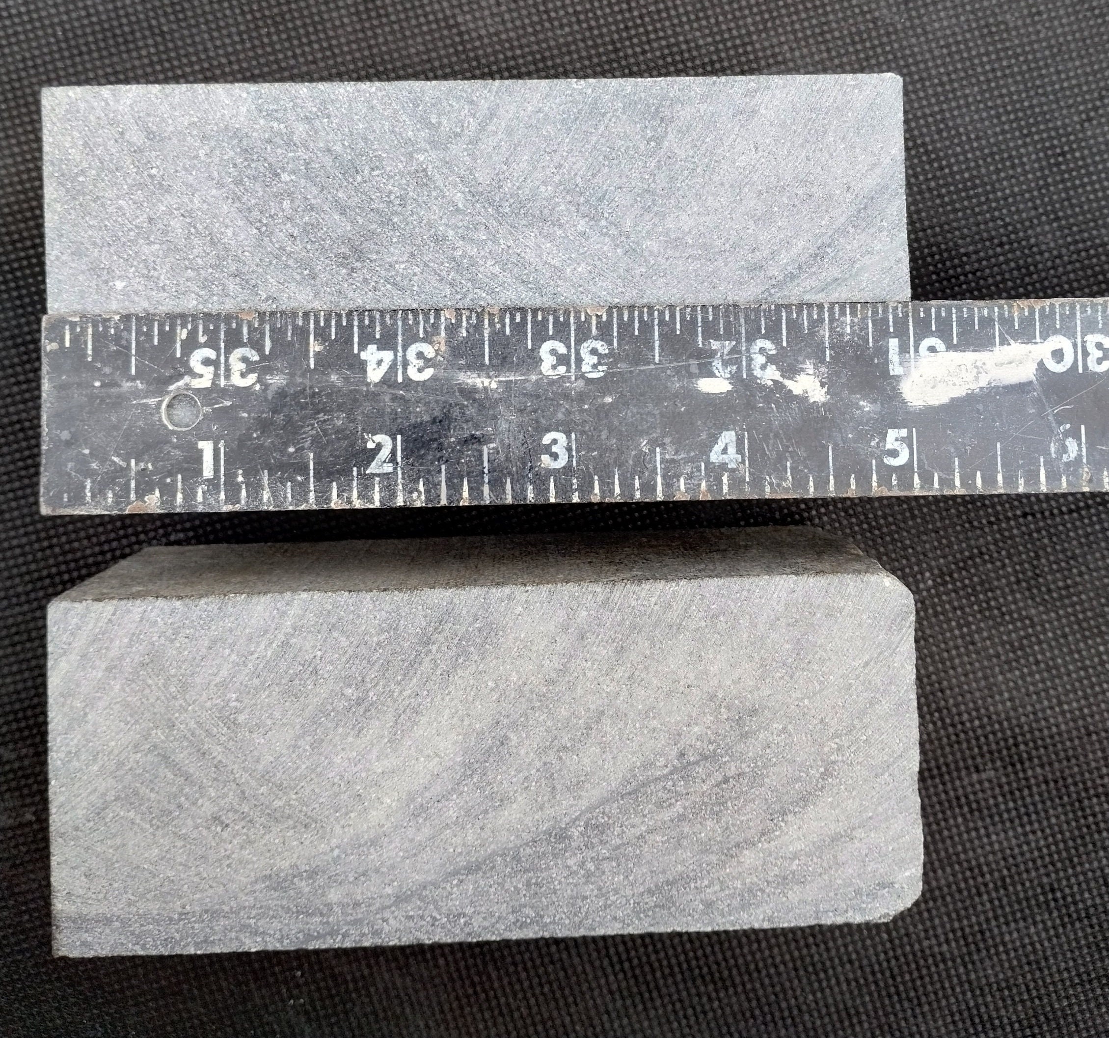 Soapstone Set 2 Pcs 5x2x2 Blocks Blanks Raw Virginia Steatite Pipestone ...
