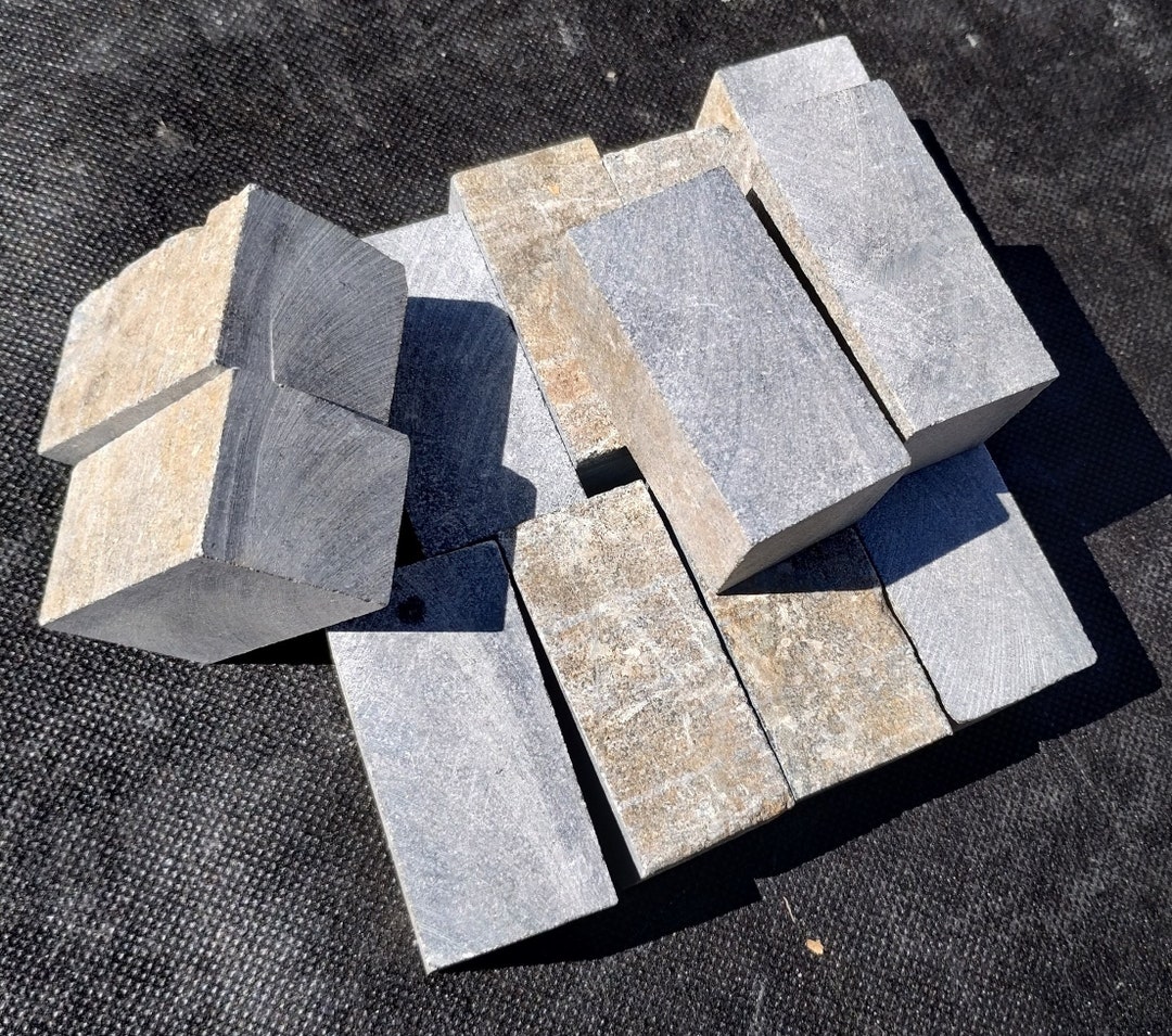 Soapstone Set 12 Pcs 2.25"x1.25"x1.25" Blocks Blanks Raw Virginia ...