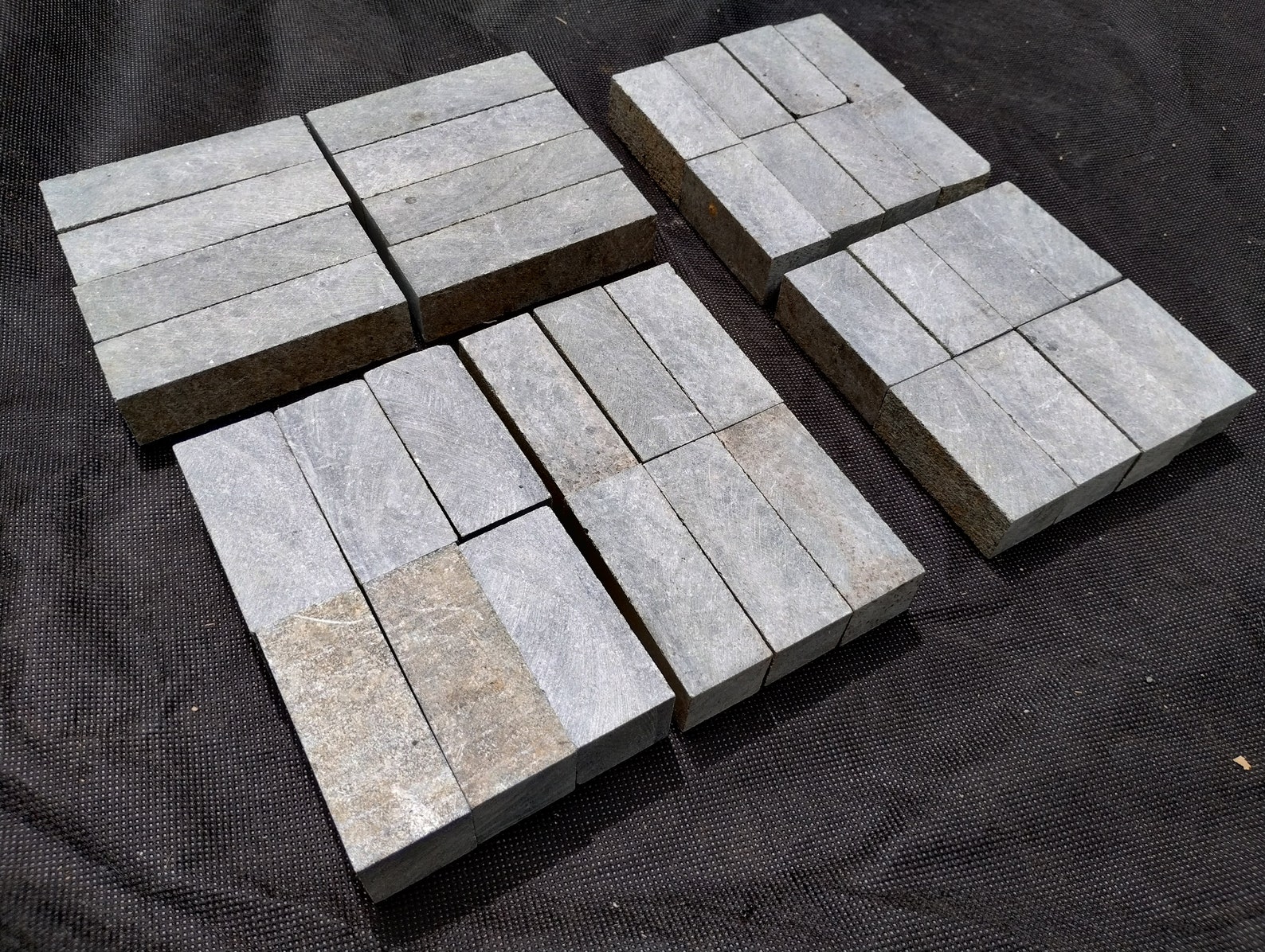 Soapstone Set 36 Pcs Carving Blocks 4"x1.25x1.25", 3"x1.25"x1.2", 2.5 ...