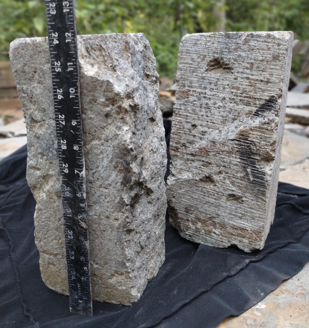 2 LRG Soapstone Carving Blocks Sculpture Stone Garden Boulder Virginia ...