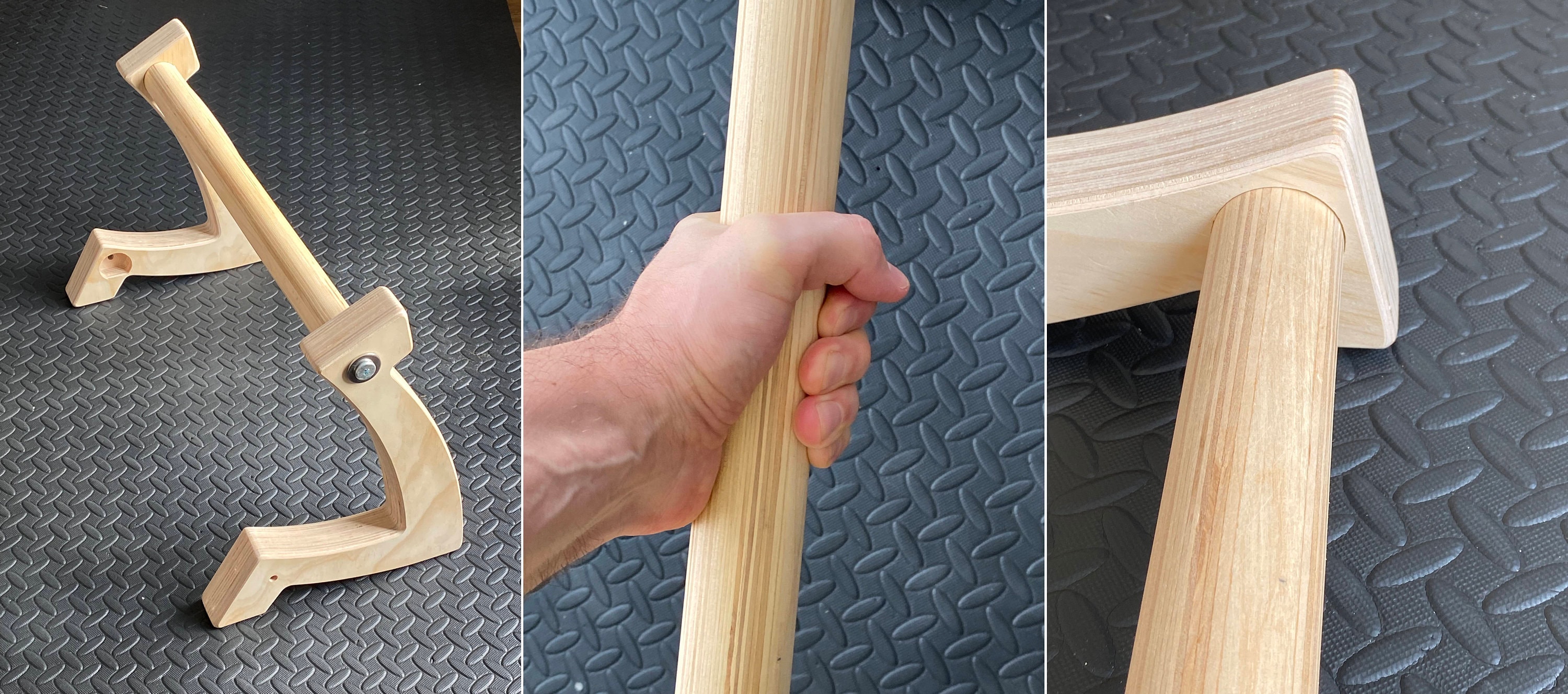 Parallettes Push up Bars Handles for Calisthenics Bodyweight Gymnastics ...