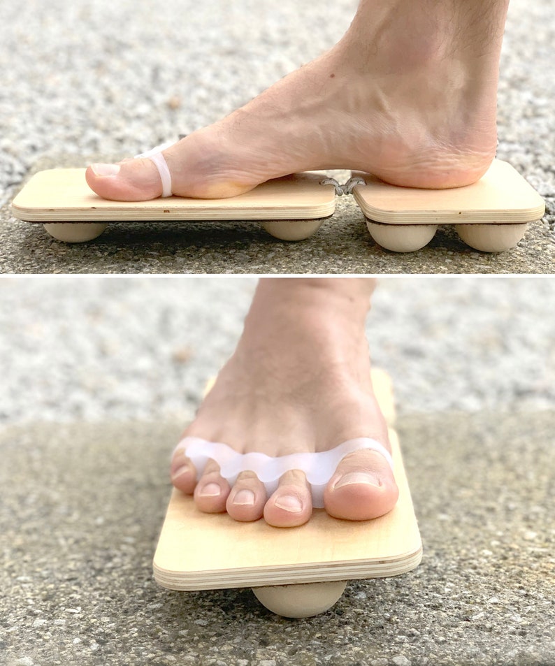 Foot Exerciser Balance Board Foot Training Wobble Board Treats Prevents ...