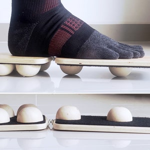 Foot Exerciser Balance Board Foot Training Wobble Board Treats Prevents ...