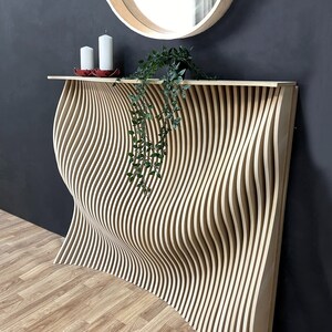 Parametric Console Large Parametric Wood 3D Parametric Parametric Table ...