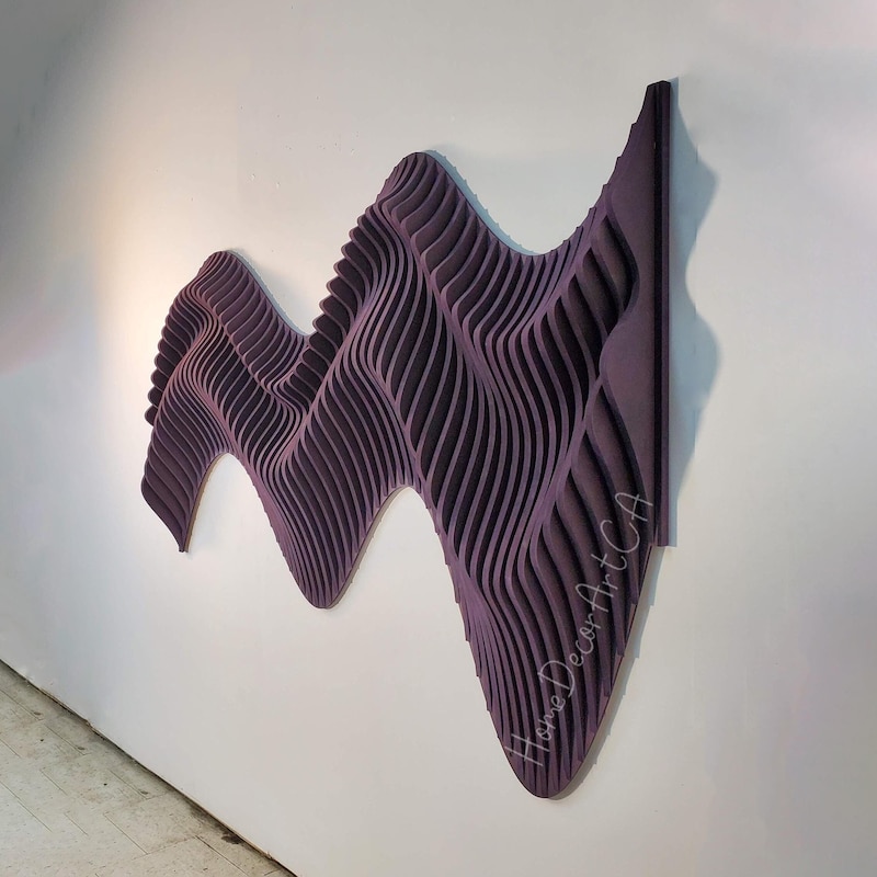 Parametric Wood Wall Art - Etsy New Zealand