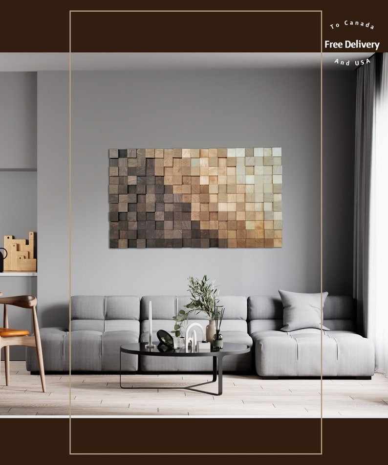 Wooden Wall Tiles Cube Panel Architectural Wooden Tiles - Etsy