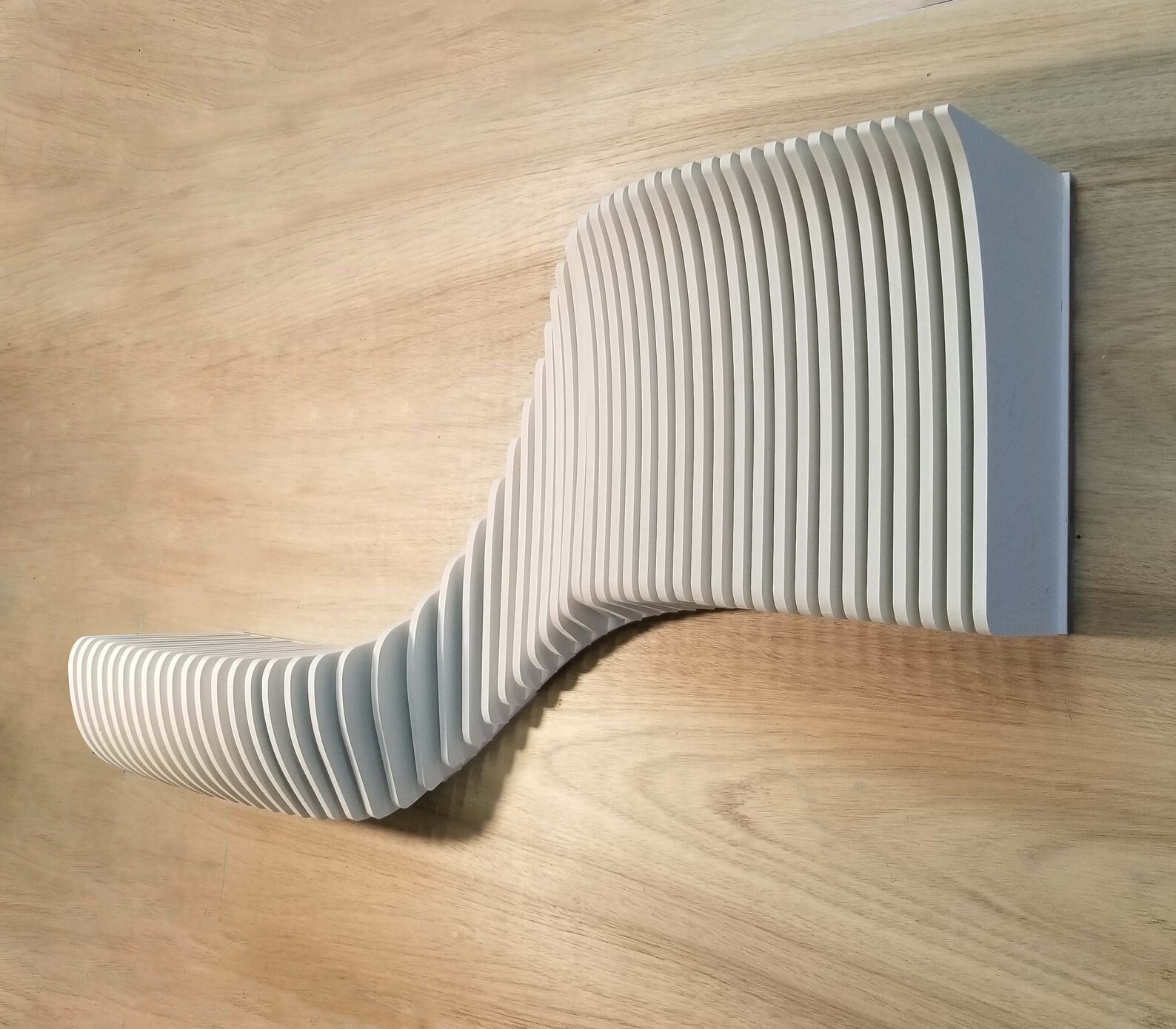 Parametric Wood Shelf | 3D Large Wall Hangings | Living Room ...