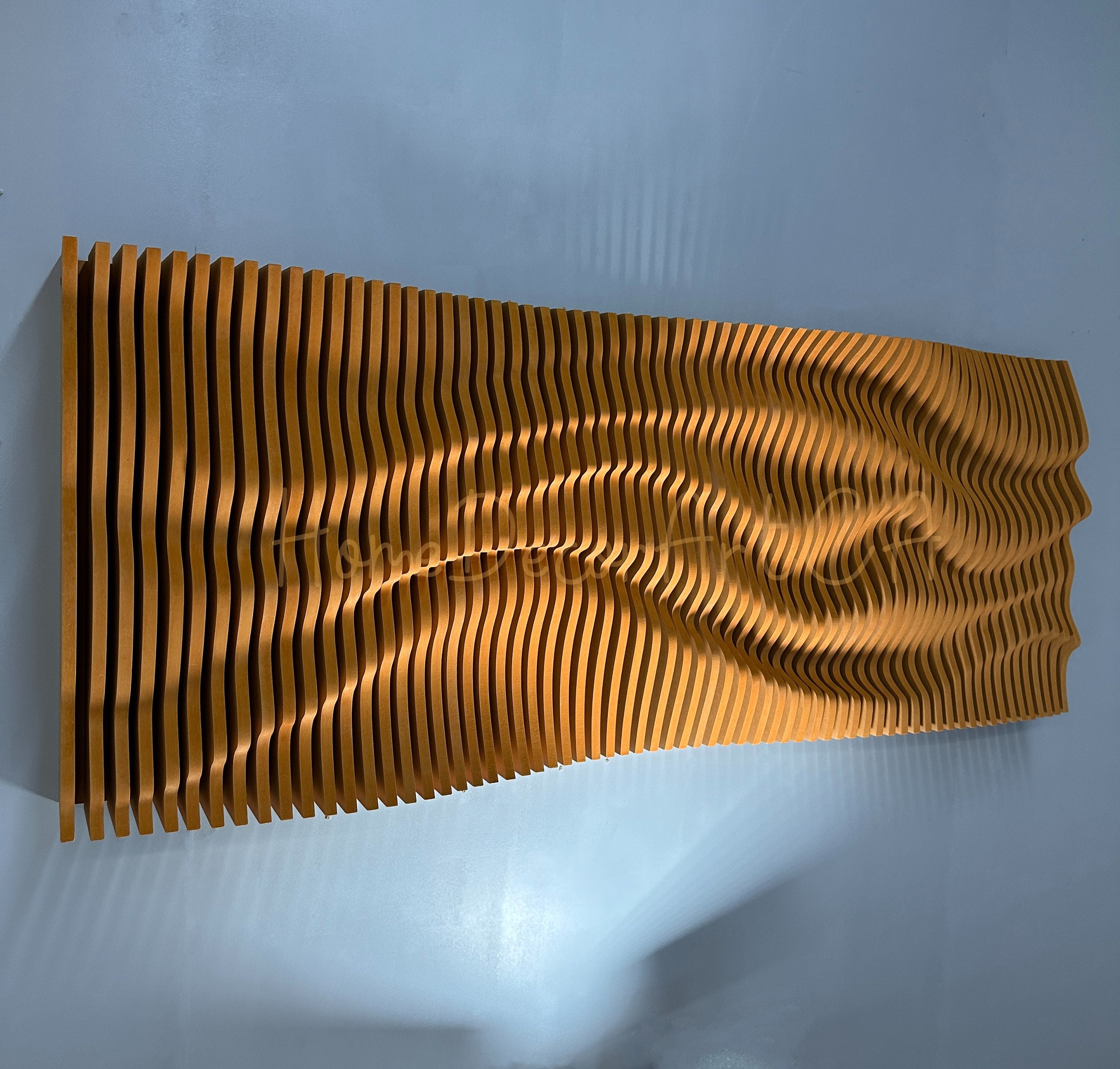 Parametric Wall Art, 3D Wall Sculpture | Handcrafted Large Wall ...