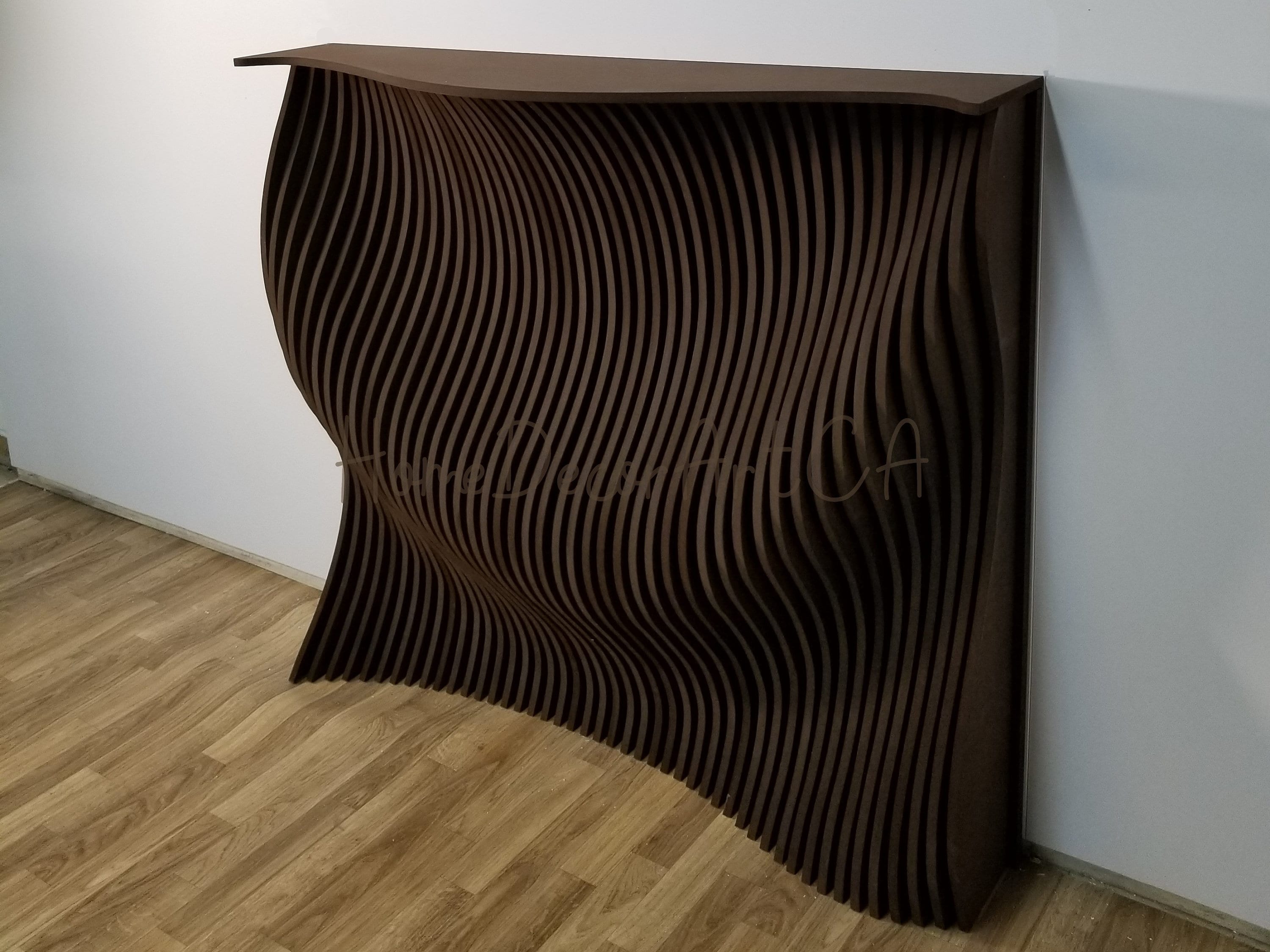 Parametric Console, Home Decorations | Wooden Parametric Decor ...