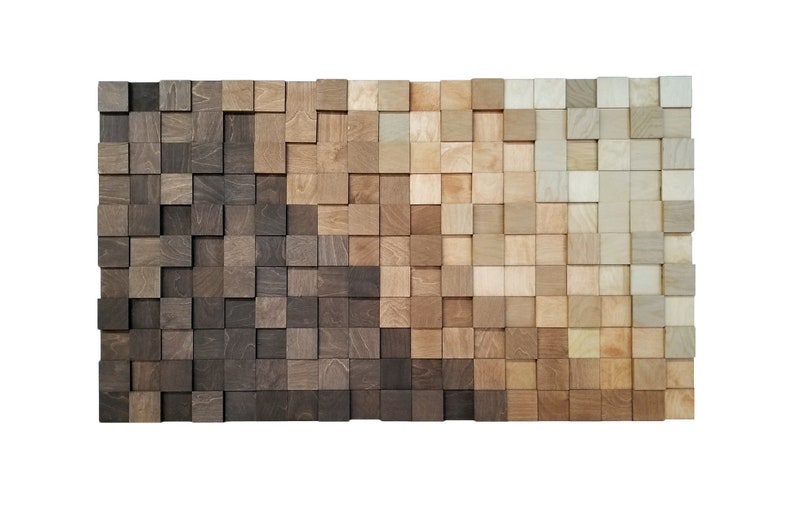 Wooden Wall Tiles Cube Panel Architectural Wooden Tiles - Etsy