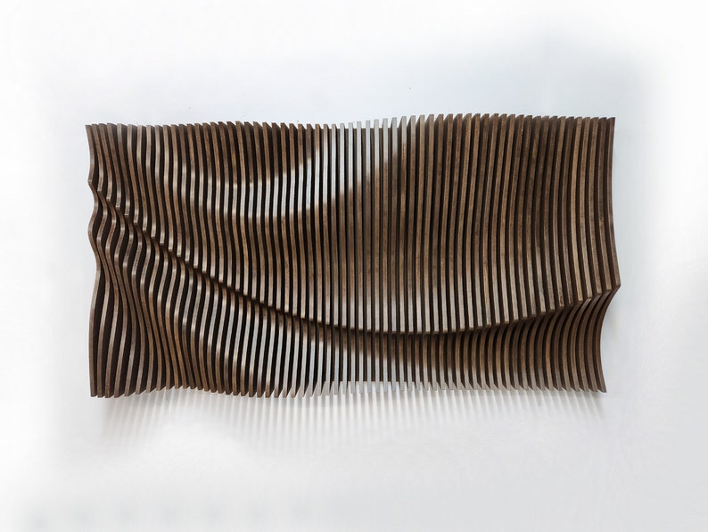 Wall Hangings, Parametric Large Wood Wall Art - Etsy