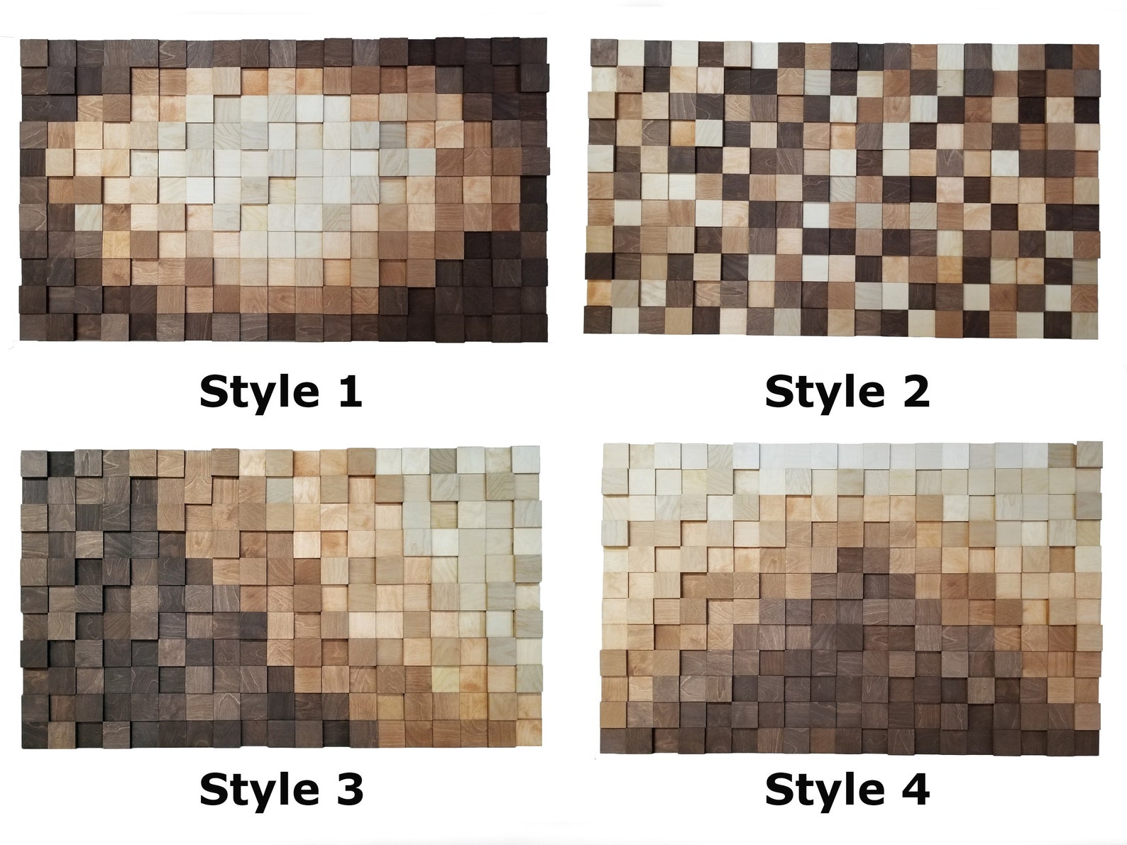 Wooden Wall Tiles Cube Panel Architectural Wooden Tiles - Etsy