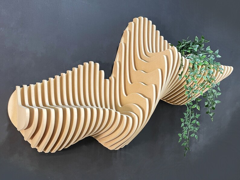 Parametric Wood Shelf Wall Hangings - Etsy