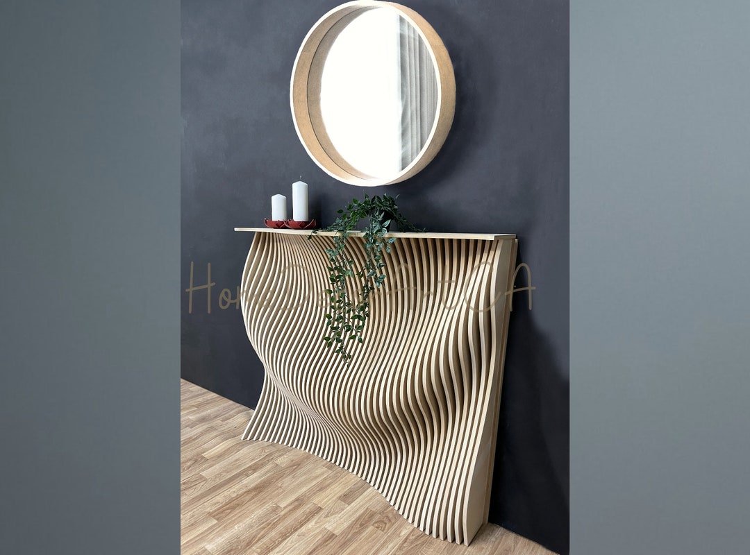 Parametric Console | Large Parametric Wood | 3D Parametric | Parametric ...