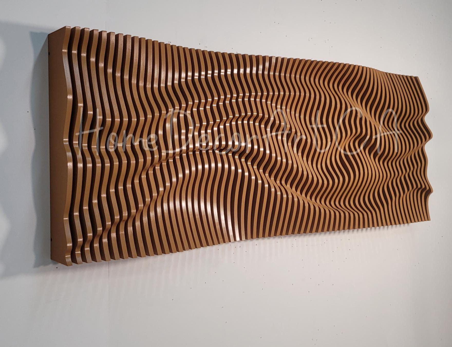 Parametric Wall Art, 3D Wall Sculpture | Handcrafted Large Wall ...