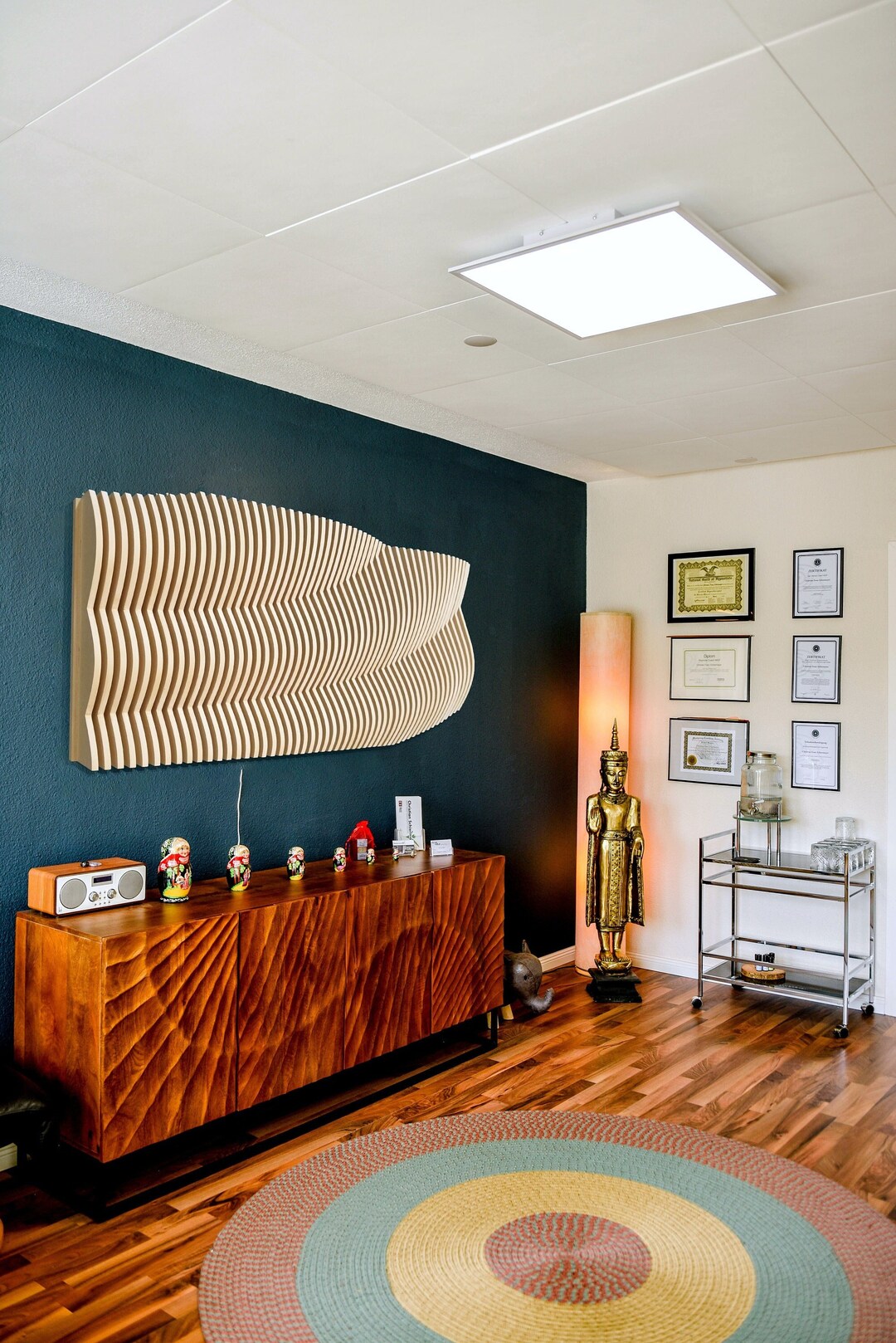 Parametric Wall 3D Art | Large Wall Parametric | Acrylic Wall Décor ...