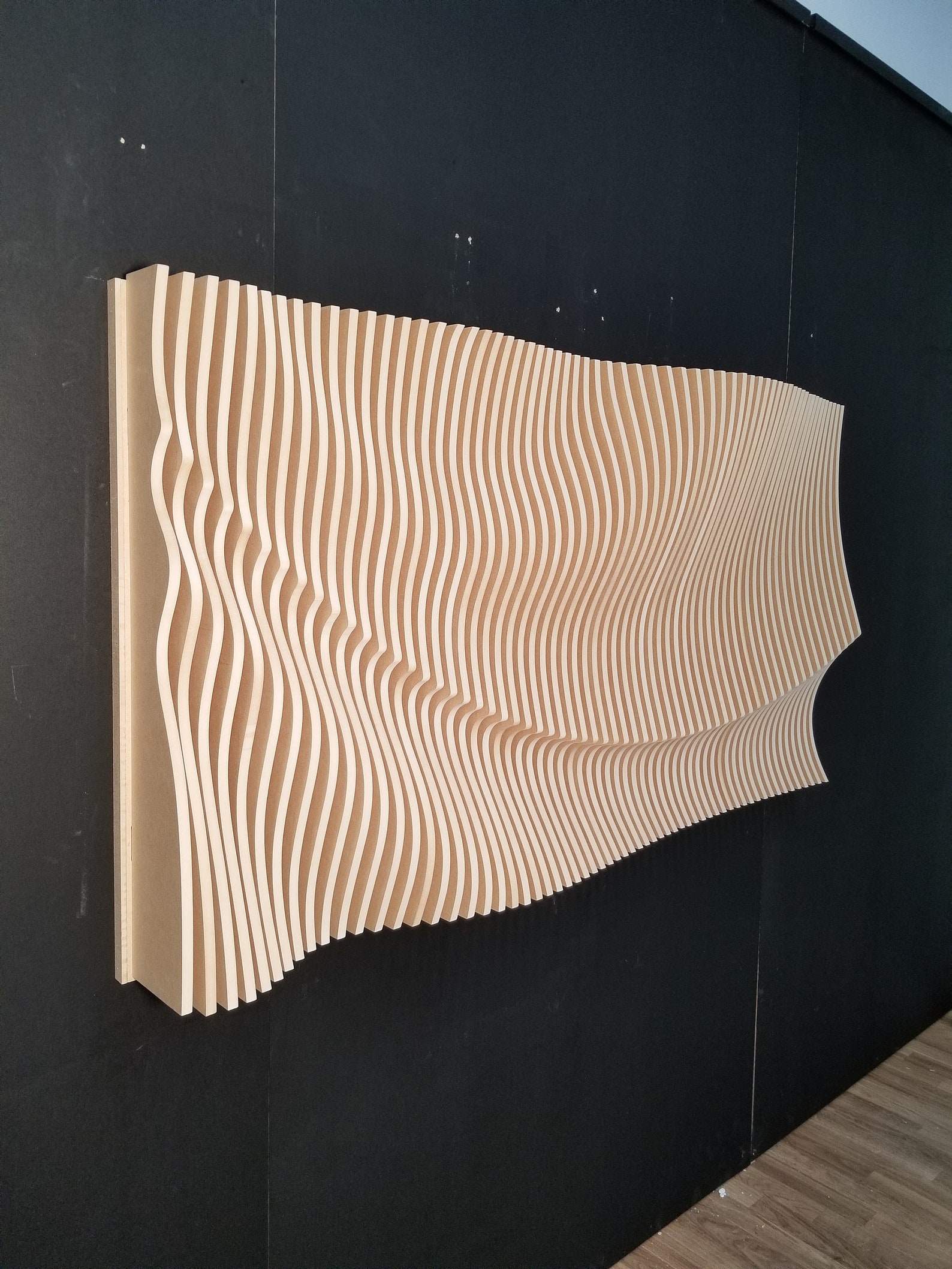 Parametric Decor 3D Acoustic Panel Wall Art Handcrafted - Etsy UK