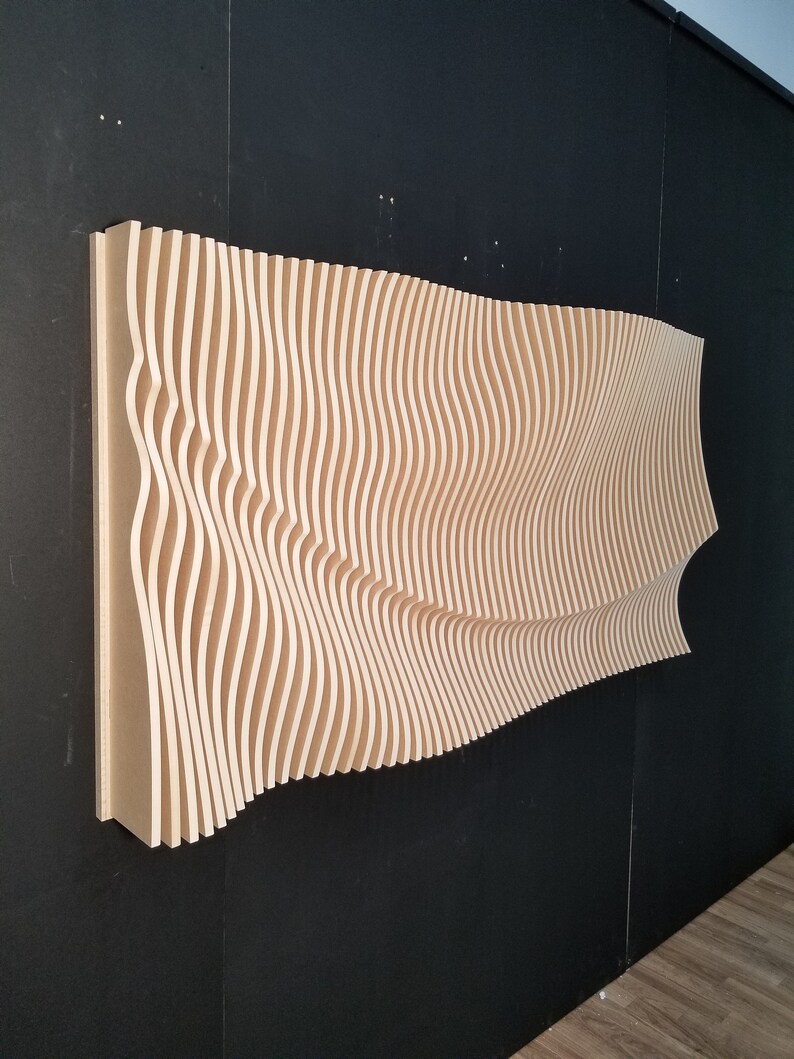 Parametric Decor 3D Acoustic Panel Wall Art Handcrafted - Etsy