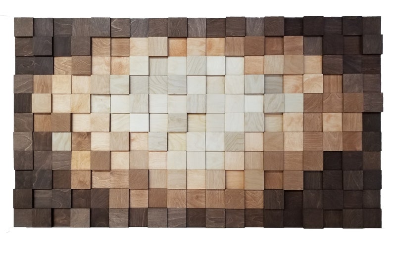 Wooden Wall Tiles, Cube Panel | Architectural Wooden Tiles | Living ...