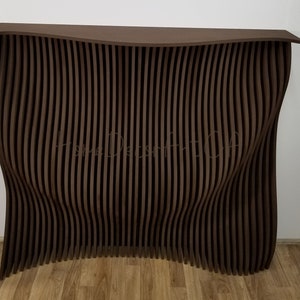 Parametric Console | Large Parametric Wood | 3D Parametric | Parametric ...