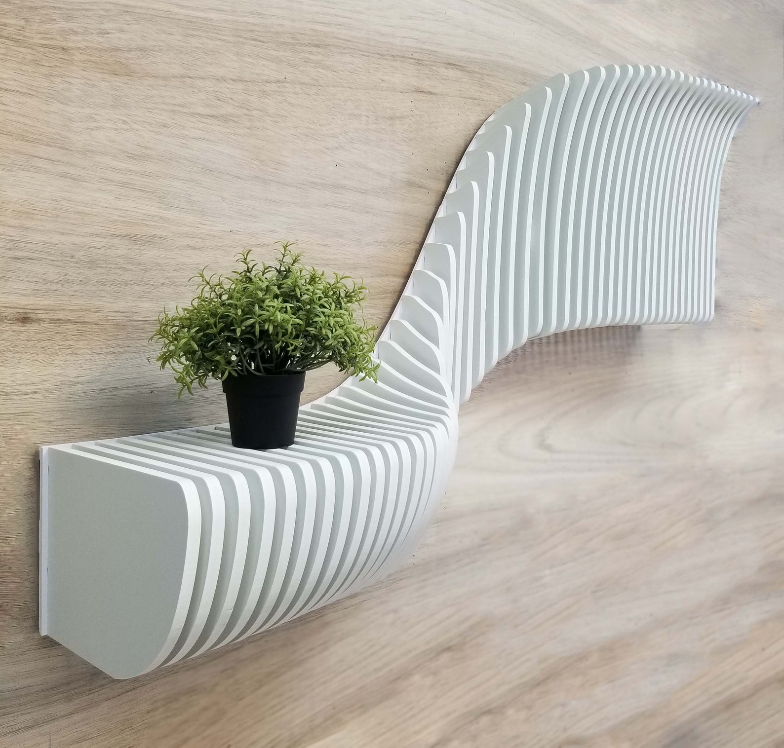 Parametric Shelf 3D Large Wall Hangings Living Room - Etsy