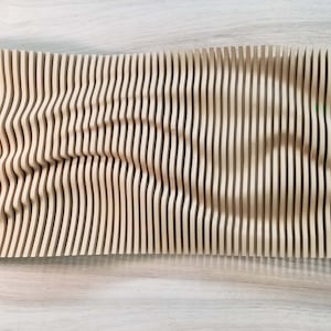 Wall Hangings Parametric Wood Wall Art Large Wall Decor - Etsy