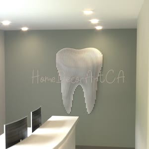 Dental Wall Decor, 3D Tooth Wall Sculpture for Dental Office, Custom ...