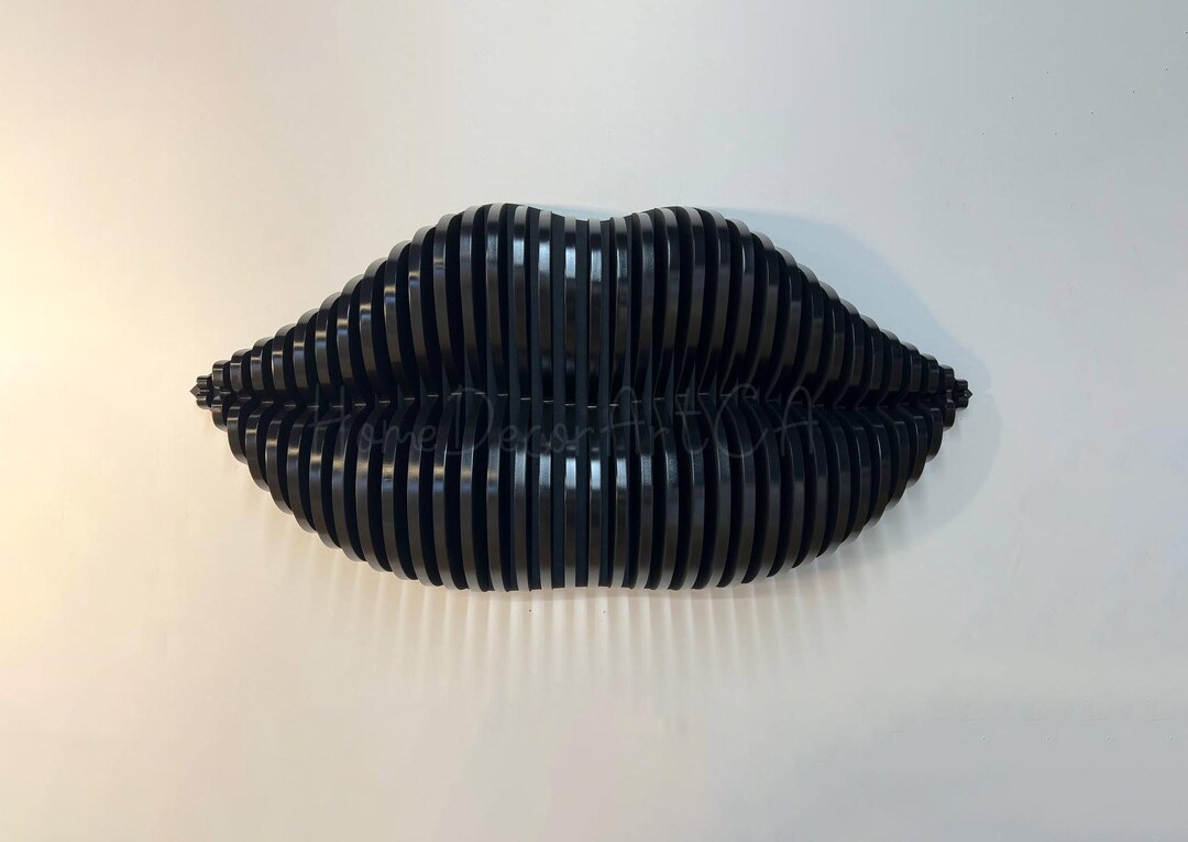 Parametric Lips, 3D Wall Art | Large Lips Wall Hangings | Acrylic and ...