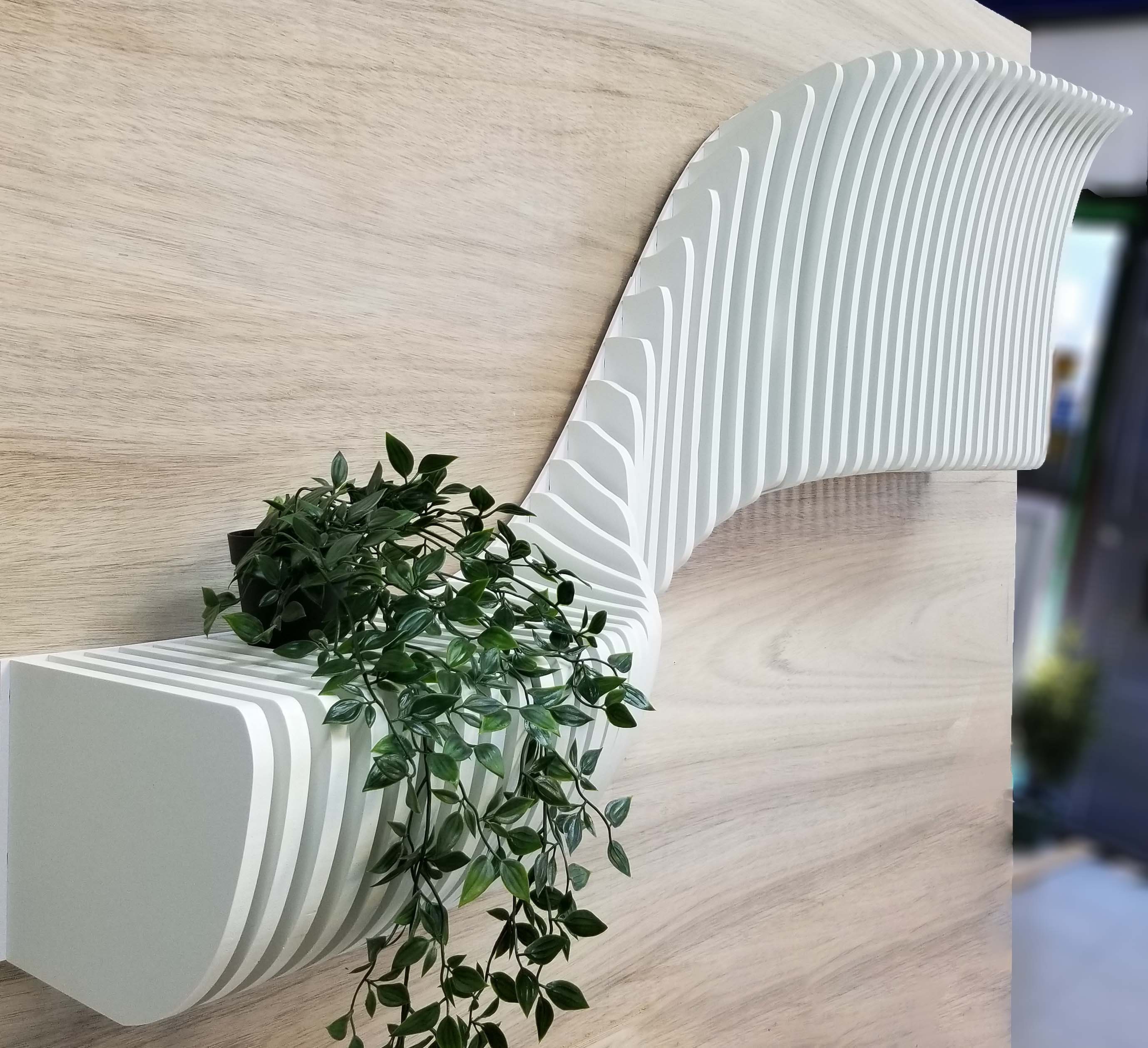 Parametric Wood Shelf | 3D Large Wall Hangings | Living Room ...