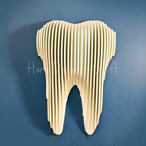 Dental Wall Decor, 3D Tooth Wall Sculpture for Dental Office, Custom ...