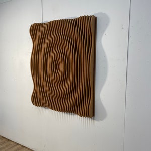 Parametric Art Acoustic Wall Hangings Wave Wall Décor Sound Proof ...