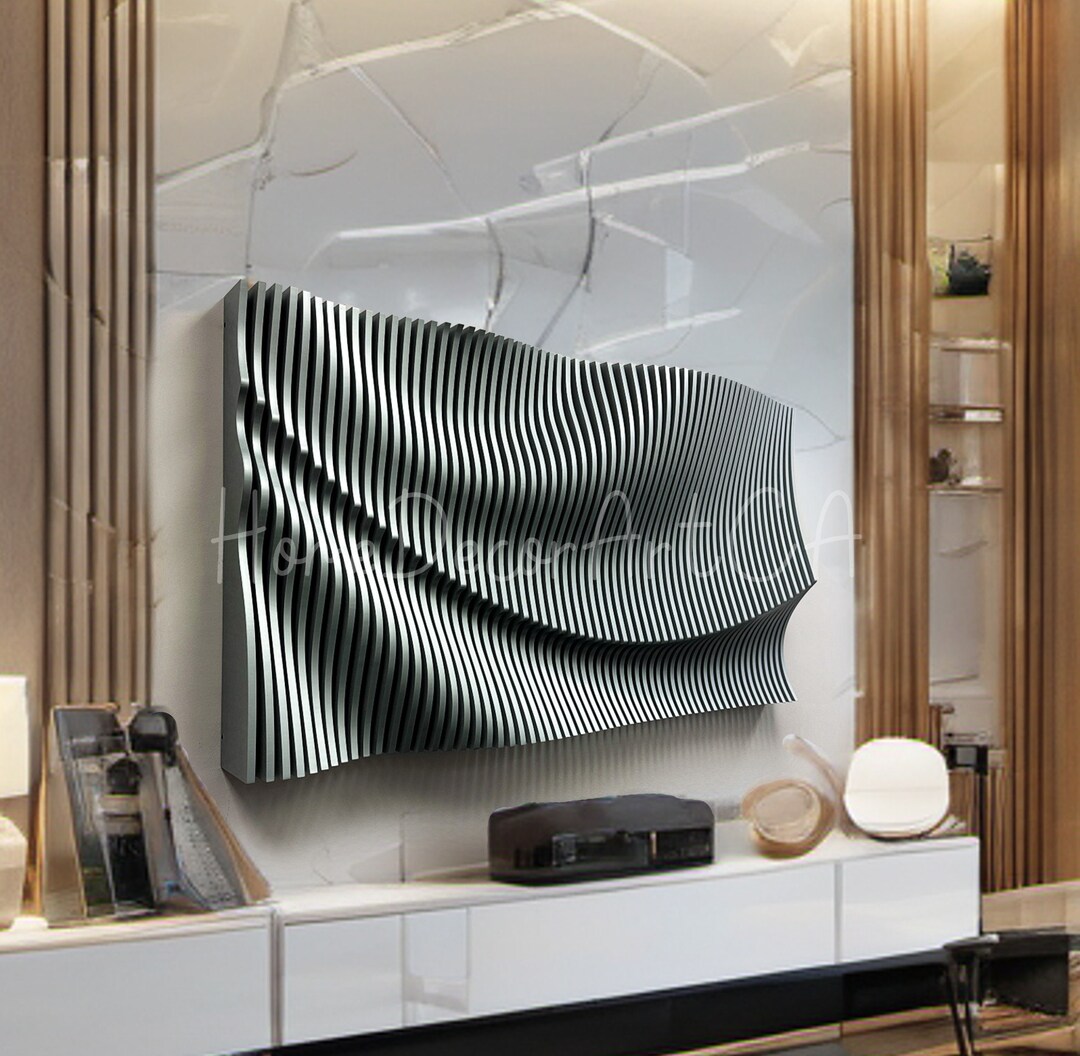 Parametric Modern Wall Décor for Office or Modern Living Room - Etsy