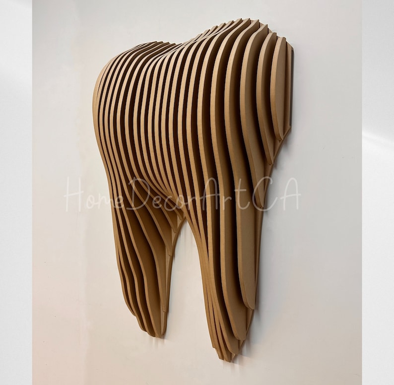 Parametric Tooth 3D Wall Art: Modern Dental Office Decor - Etsy