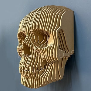 Parametric Human Skull | Skull Sculpture | Gothic Home Decor | 3D Large ...