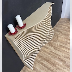 Parametric Console | Large Parametric Wood | 3D Parametric | Parametric ...