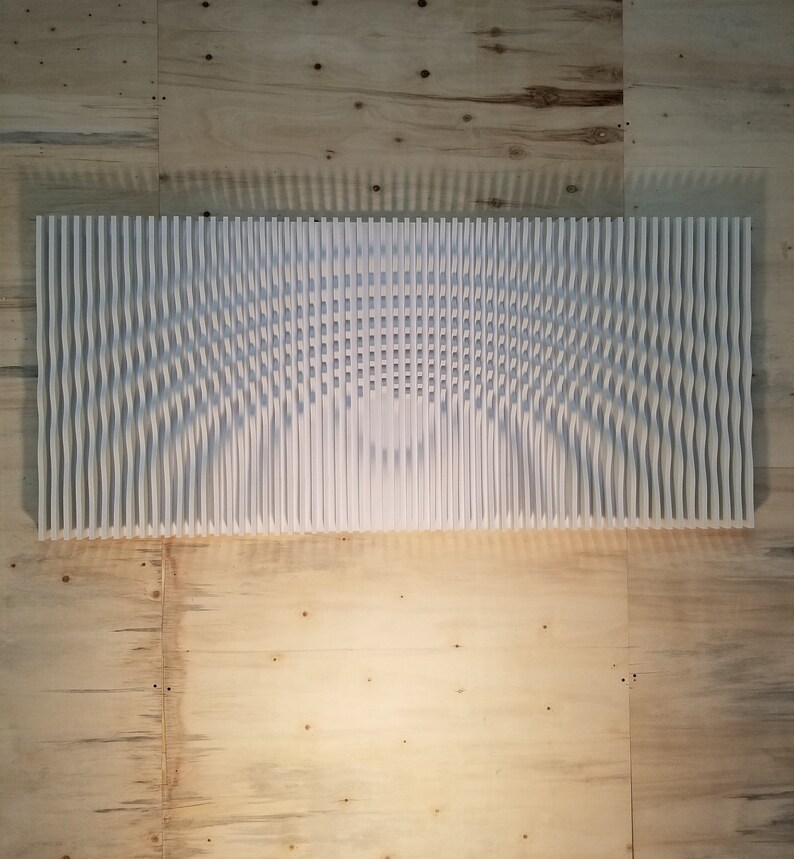 Wavy Parametric Decor | 3D Acoustic Panel Art | Wall Sculpture ...