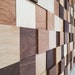 Wooden Wall Tiles, Cube Panel | Architectural Wooden Tiles | Living ...