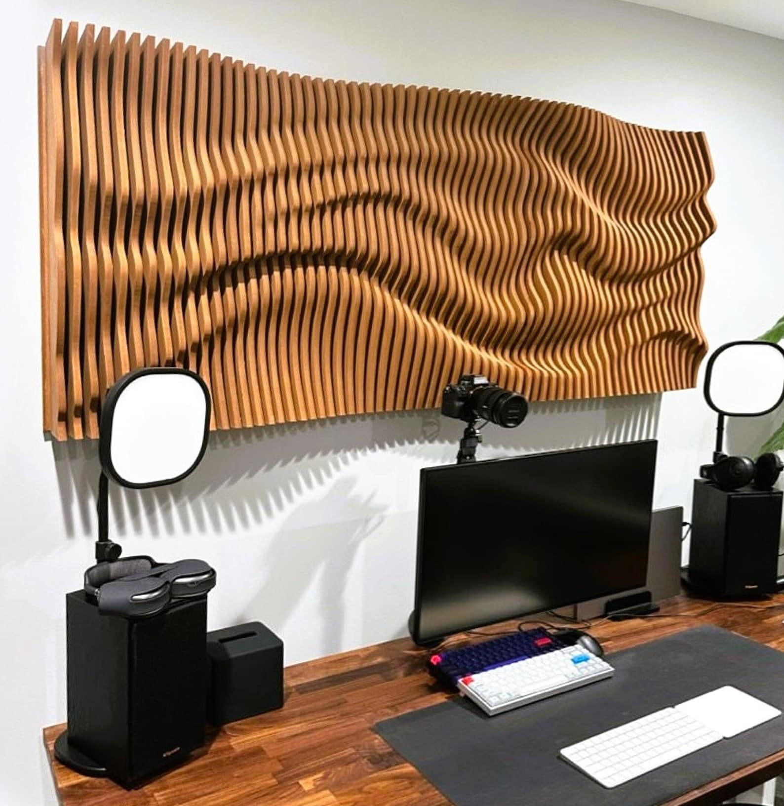 Custom Parametric Wall Art, 3D Acoustic Wood Wall - Etsy