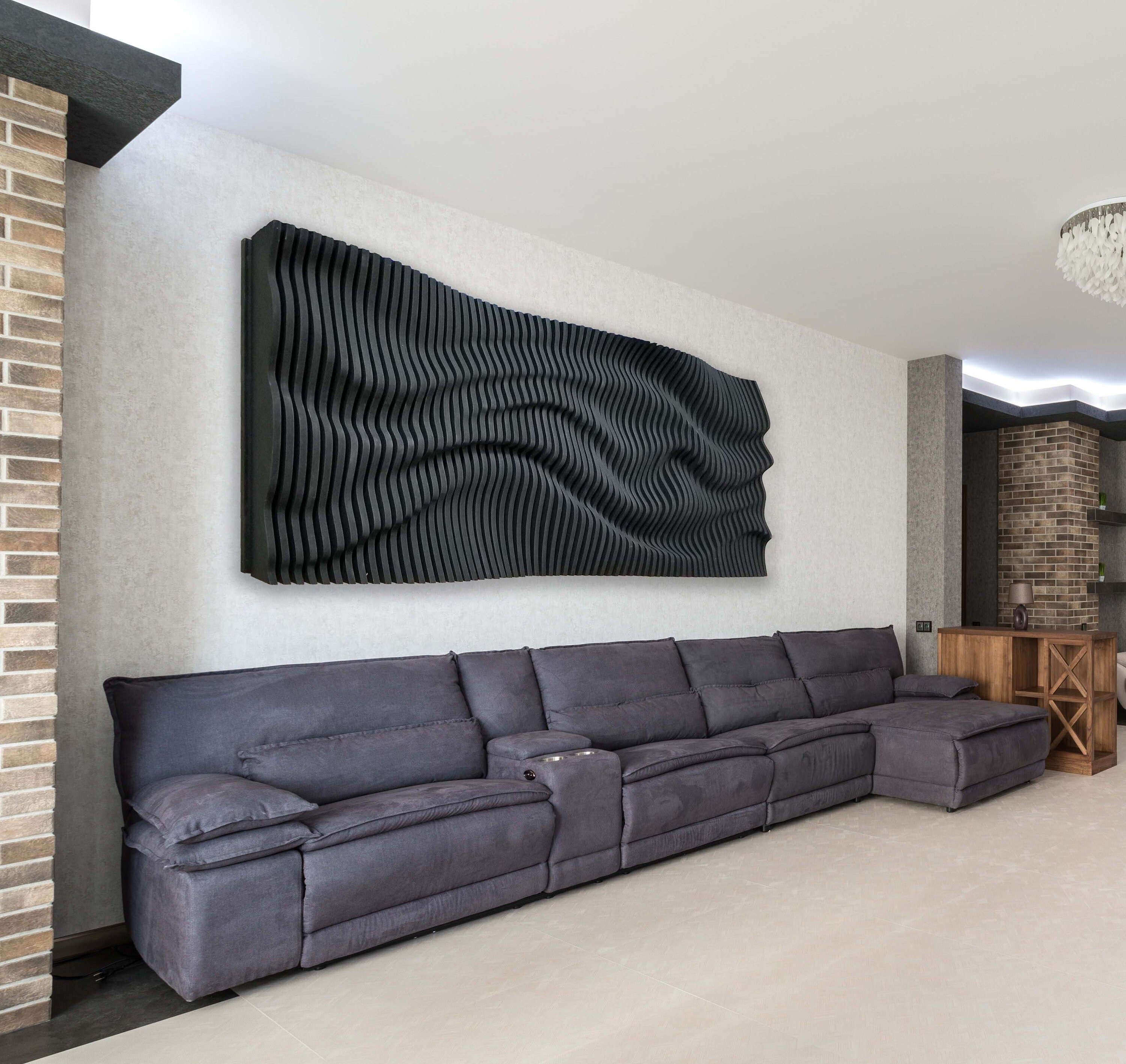 Parametric Wall Art, 3D Wall Sculpture | Handcrafted Large Wall ...