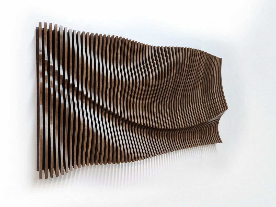 Parametric Decor 3D Acoustic Panel Wall Art Handcrafted - Etsy