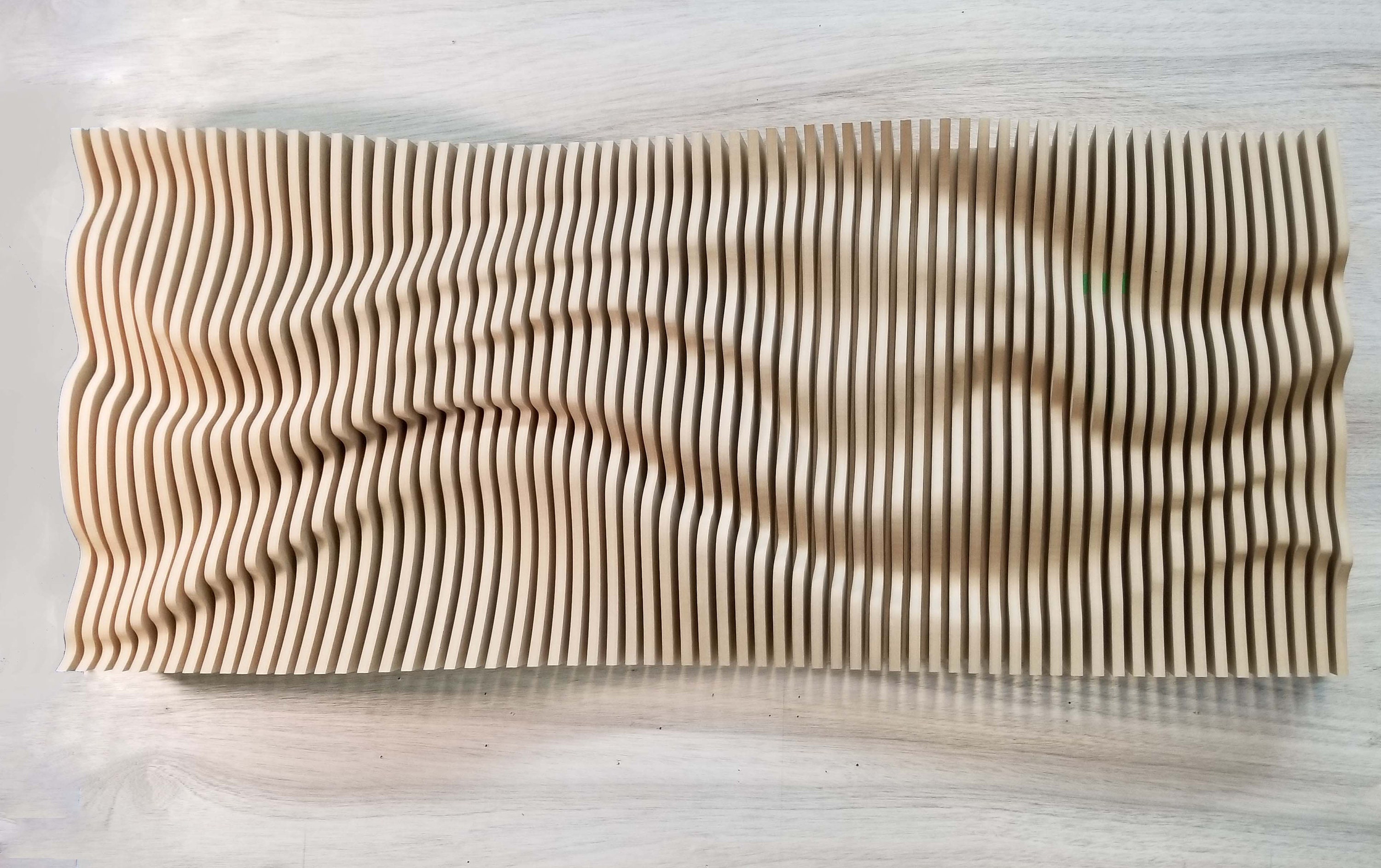 Custom Parametric Wall Art, 3D Acoustic Wood Wall - Etsy