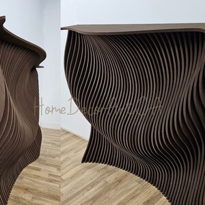 Parametric Console Large Parametric Wood 3D Parametric Parametric Table ...