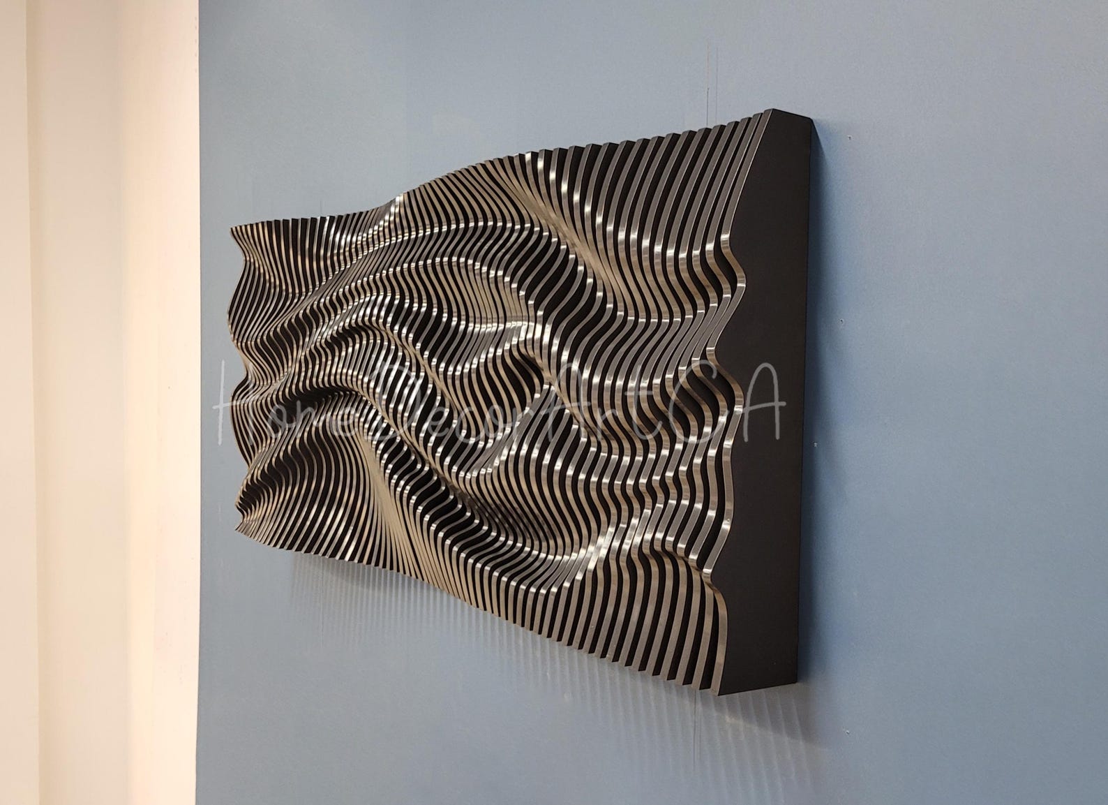 Custom Parametric Wall Art, 3D Acoustic Wood Wall - Etsy