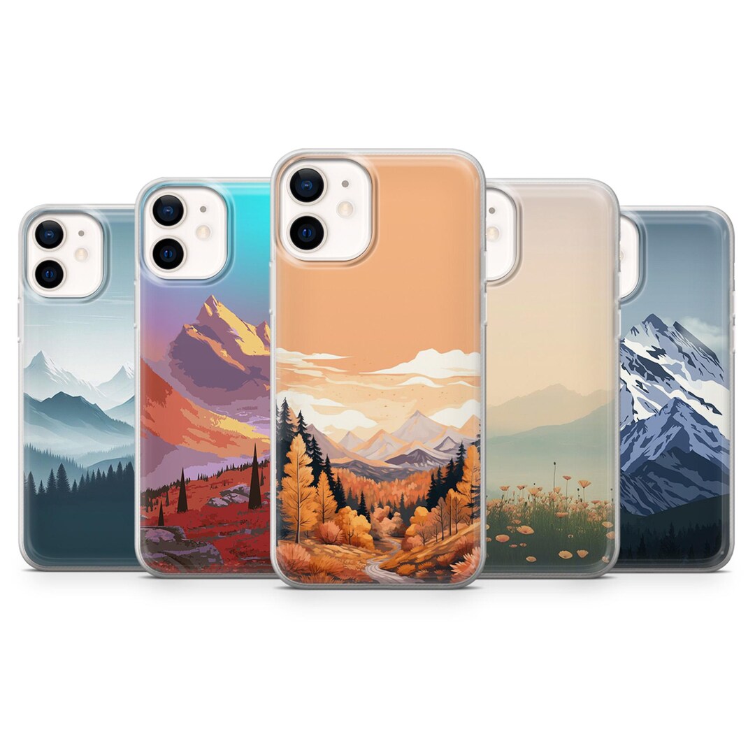 Mountain Phone Case Outdoor Landscape Cover – Fits iPhone 17, 16, 15 ...