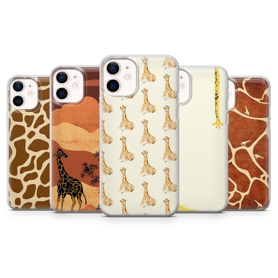 Giraffe Phone Case Safari African Cover for iPhone 16, 15, 14, 13, 12 ...